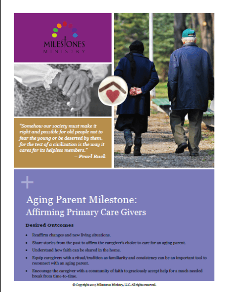 Adult Milestones | Milestones Ministry
