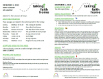 Taking Faith Home | Milestones Ministry